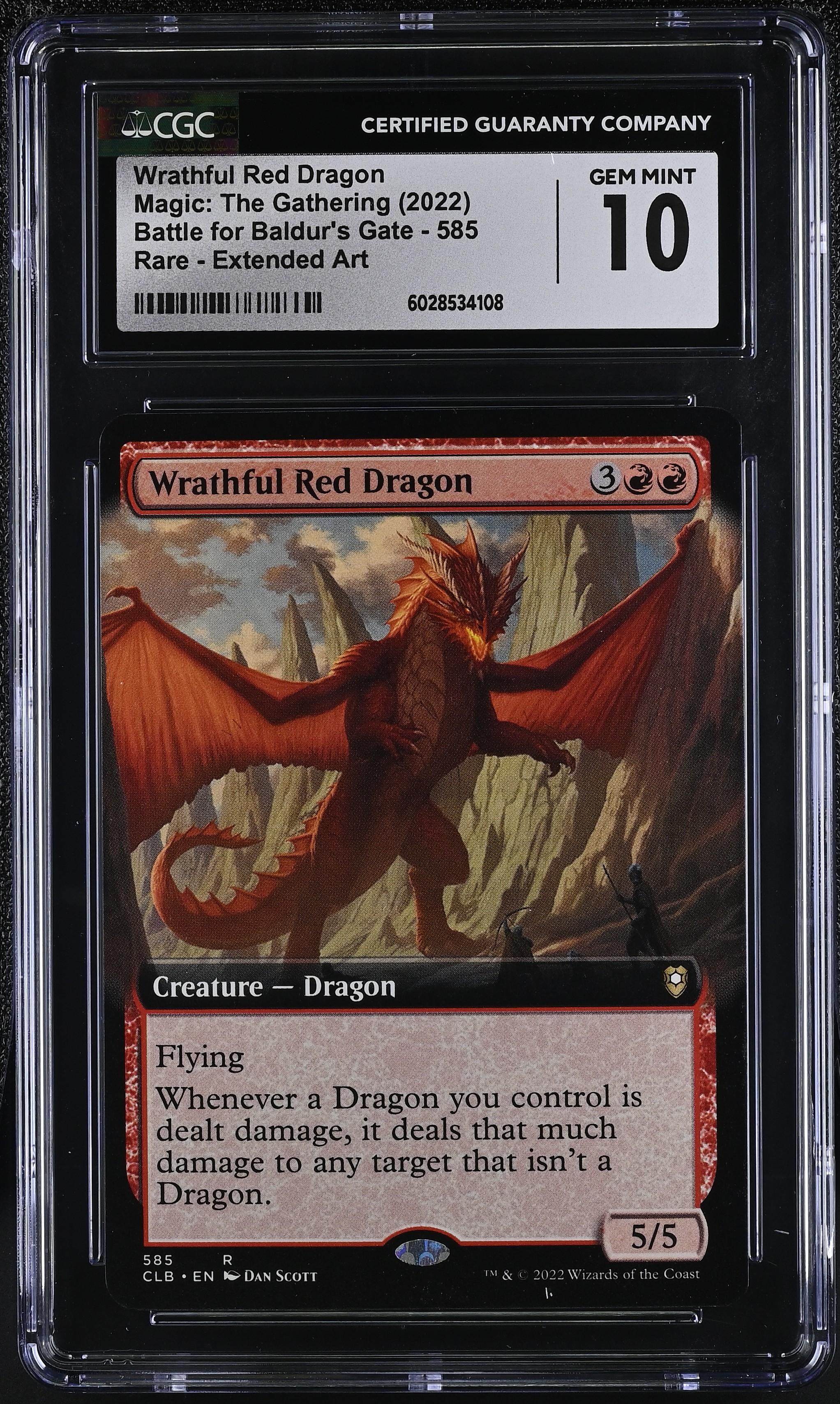 Wrathful Red Dragon (Commander Legends: Battle for Baldur's Gate ...